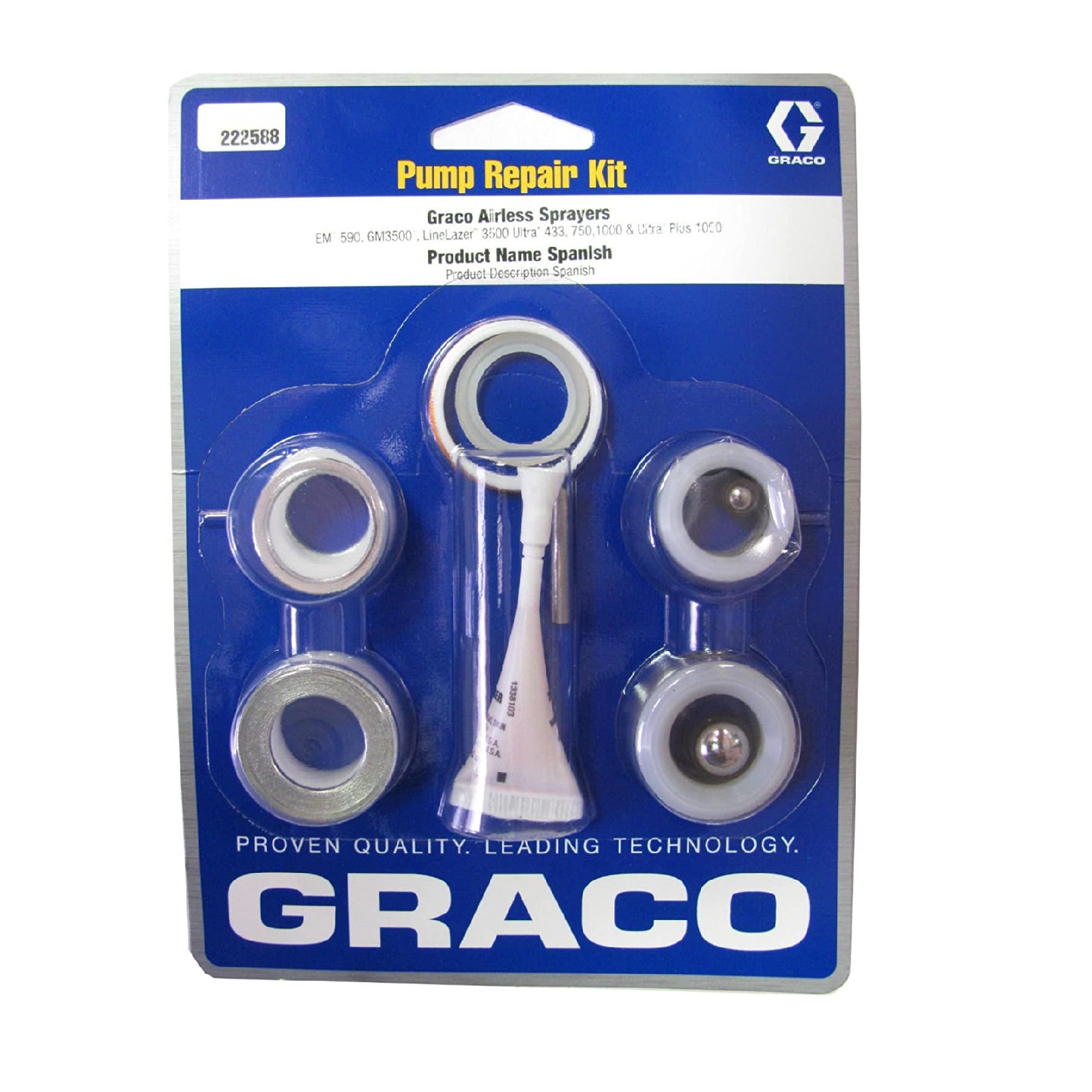 GRACO KIT, REPAIR, PUMP #222588 - Equipsa Graco
