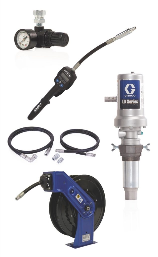 Graco LD Series 3:1 Deluxe Tank Mount Oil Pump with SD™ Series 1/2 in ...