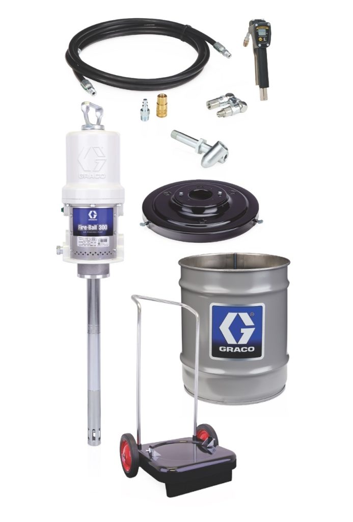 Graco Fire-Ball® 300 Series 50:1 35 to 50 lb. (16 to 23 kg) Grease Pump ...