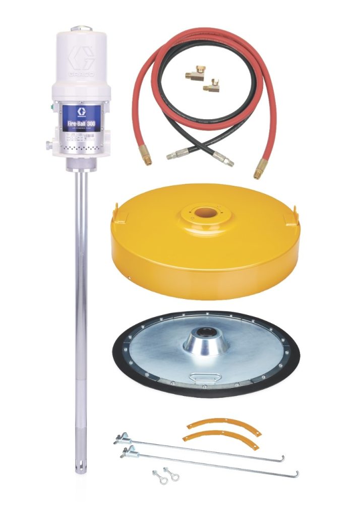 Graco Fire-Ball® 300 Series 50:1b 400 lb. (181 kg) Grease Pump - Lube ...