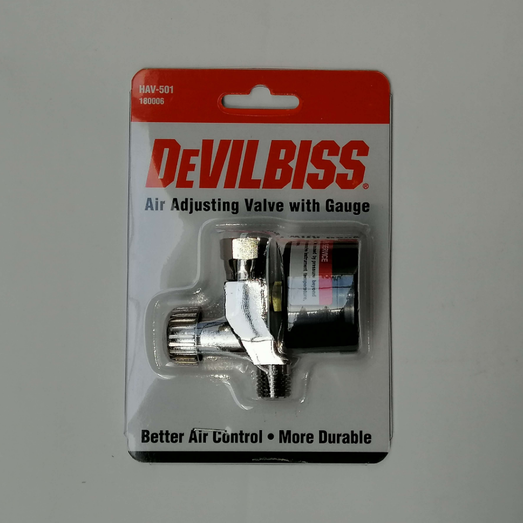 DEVILBISS HAV 501 AIR ADJ VALVE & GAUGE