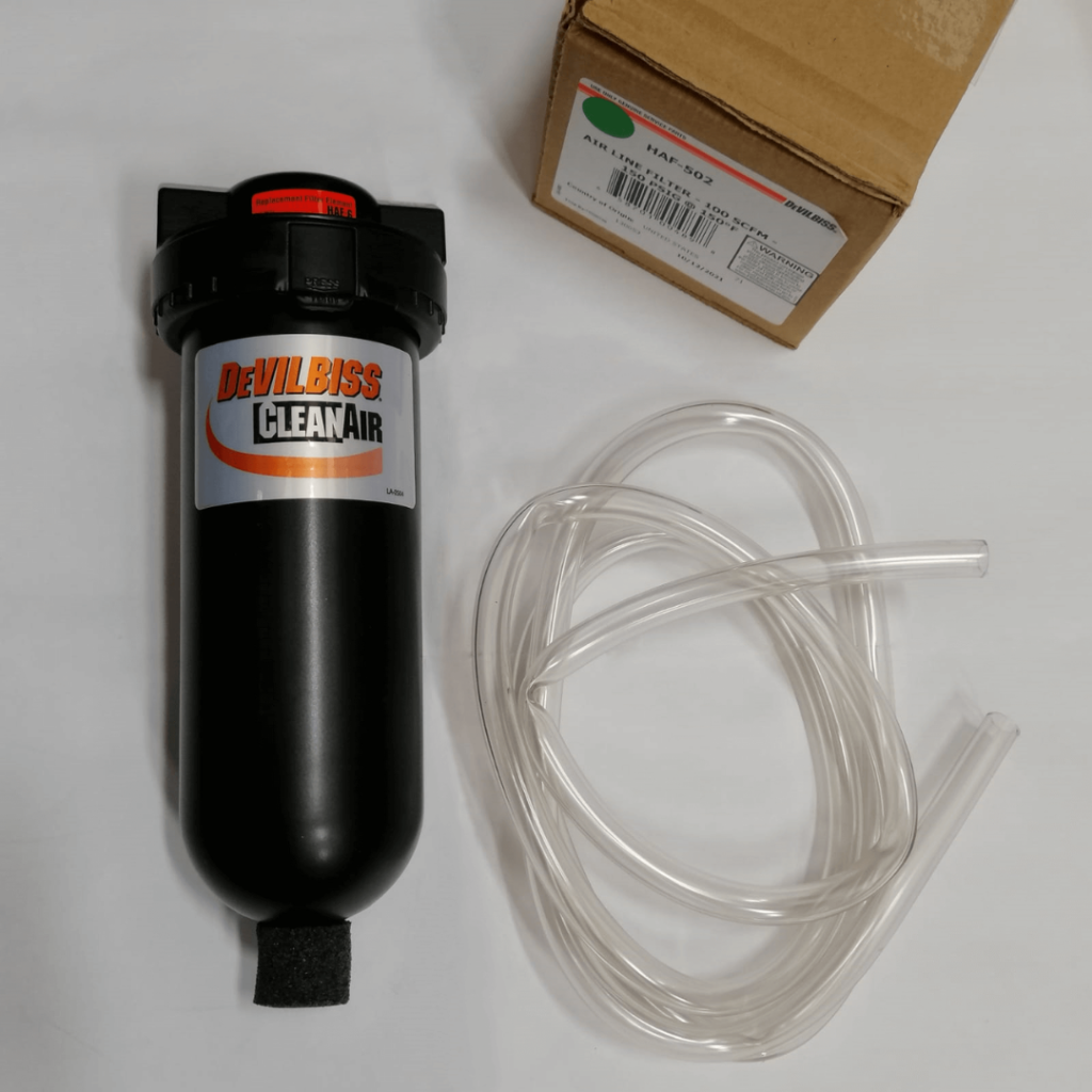DEVILBISS HAF 502 AIR LINE FILTER 100 SCFM 150 PSIG 150 |F